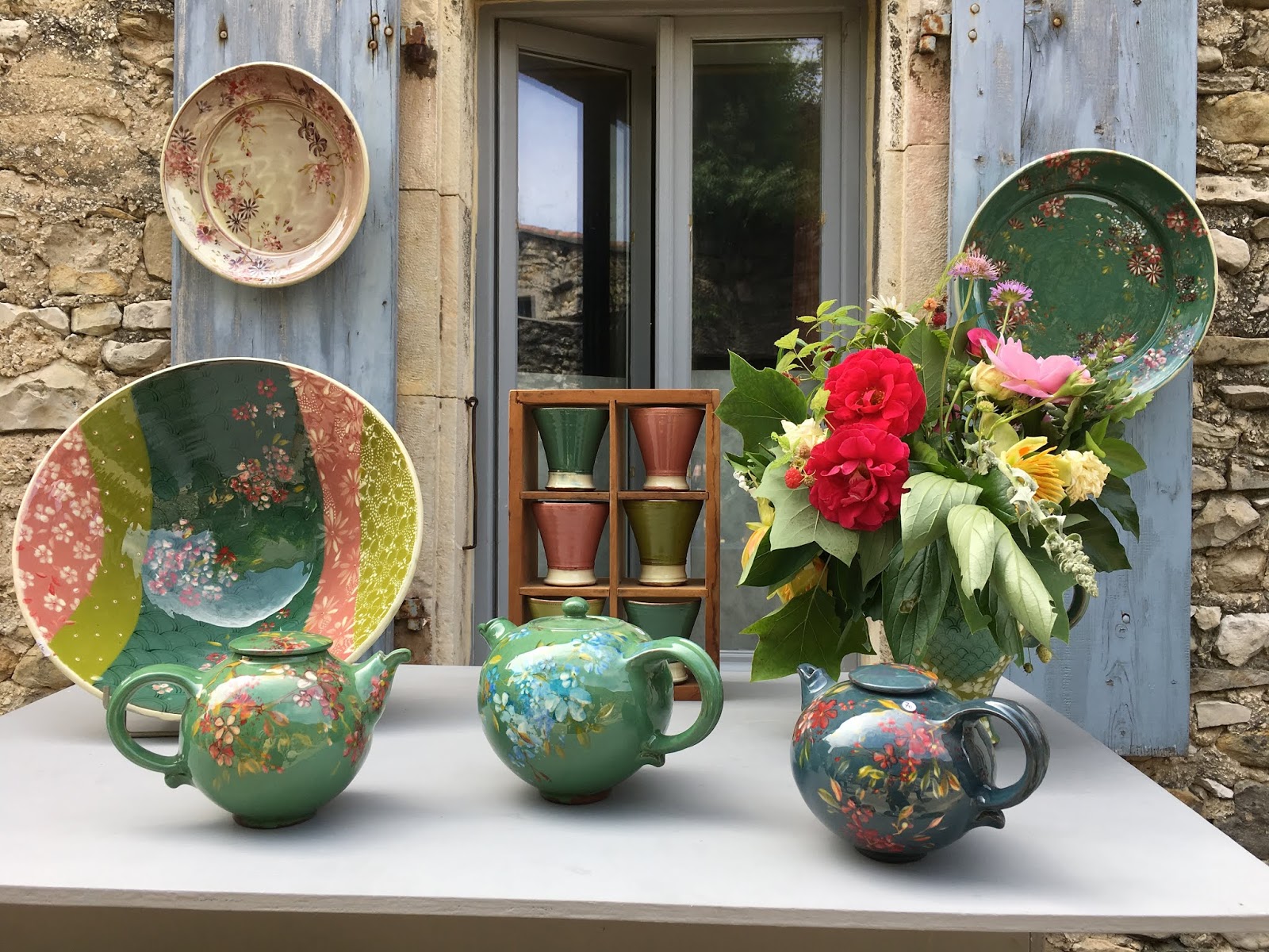 Poterie Calicot Odile Cazanave-Pin: Cliousclat 2018