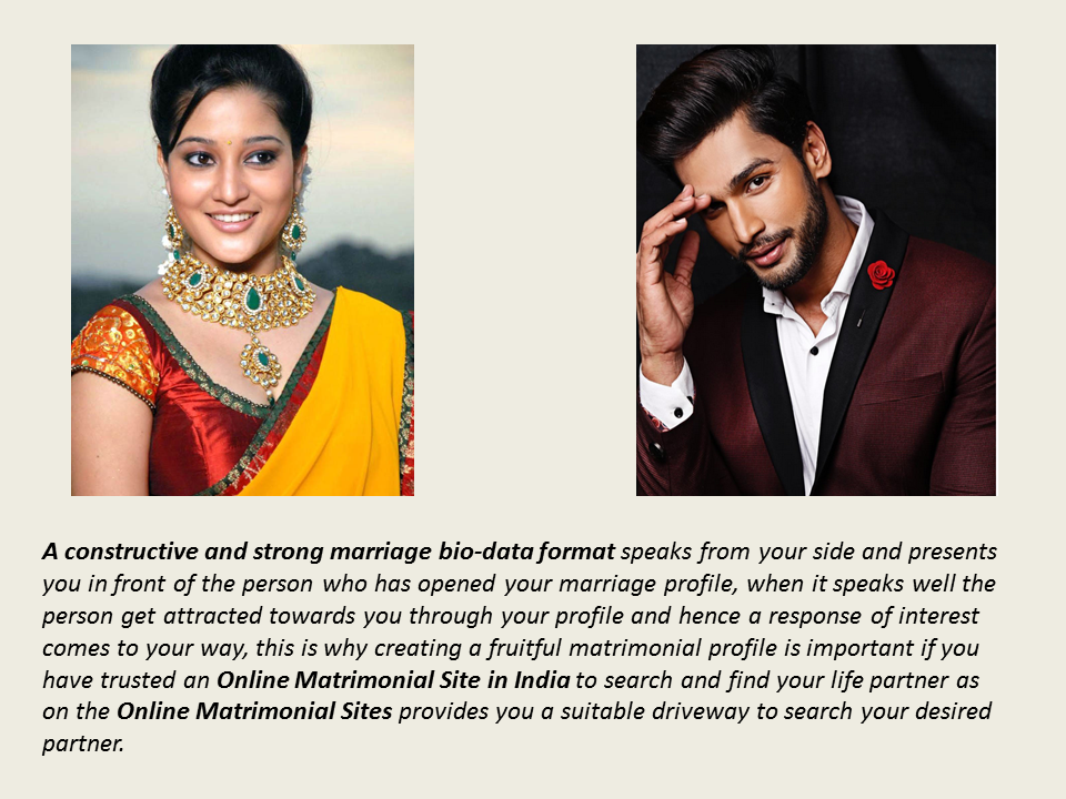 How To Build Your Matrimonial Profile Effectual