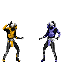 AKI GIFS: Gifs aimados Cyrax (Mortal Kombat)