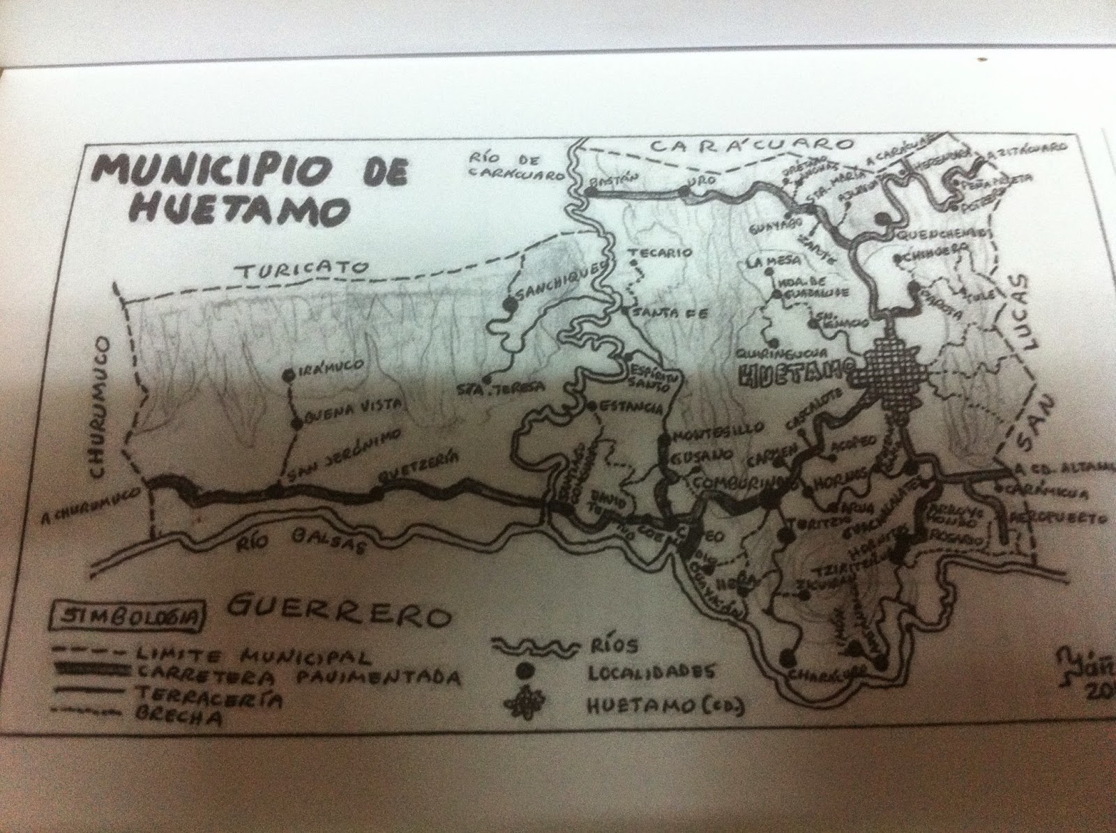 Sociales CEUJA Tercero: Historia de Huetamo