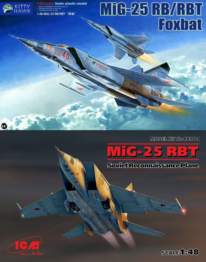 The Modelling News: Dry Fit Review: Kittyhawk's 48th scale MiG-25 RB ...
