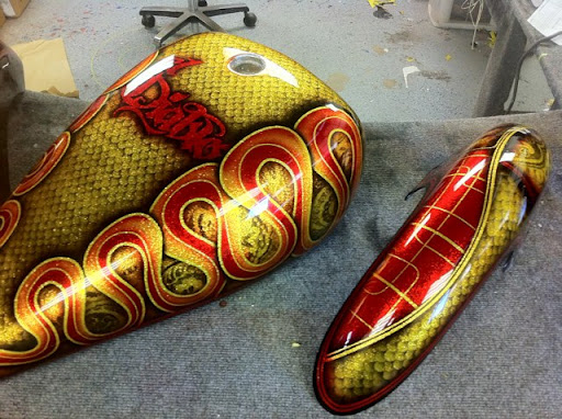 Online Motorcycle Paint Shop: Recent paint jobs by Time Warp