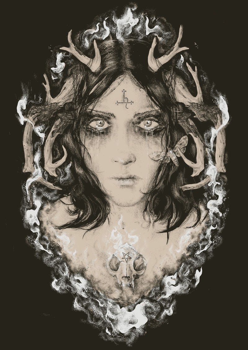 INSIDE THE ROCK POSTER FRAME BLOG: Xul1349 Lilith Print On Sale