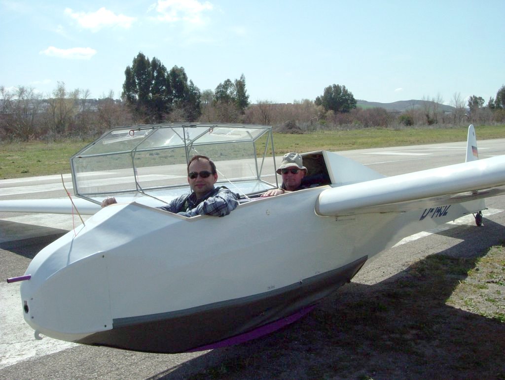 Vuelos de divulgación en planeador : Aeroclub Volar al Sur