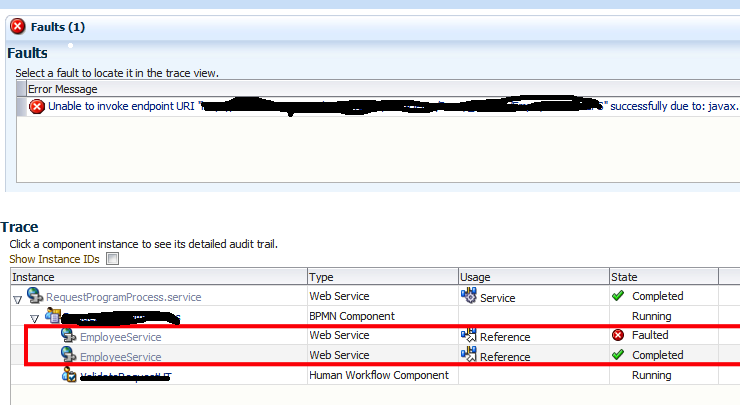 Nostra Technology: BPM Fault policy