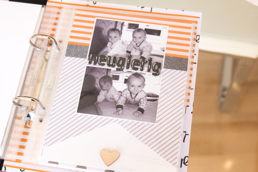 :: danipeuss.de :: BLOG: 6x8" Babyalbum mit Minilayouts selber bauen ...