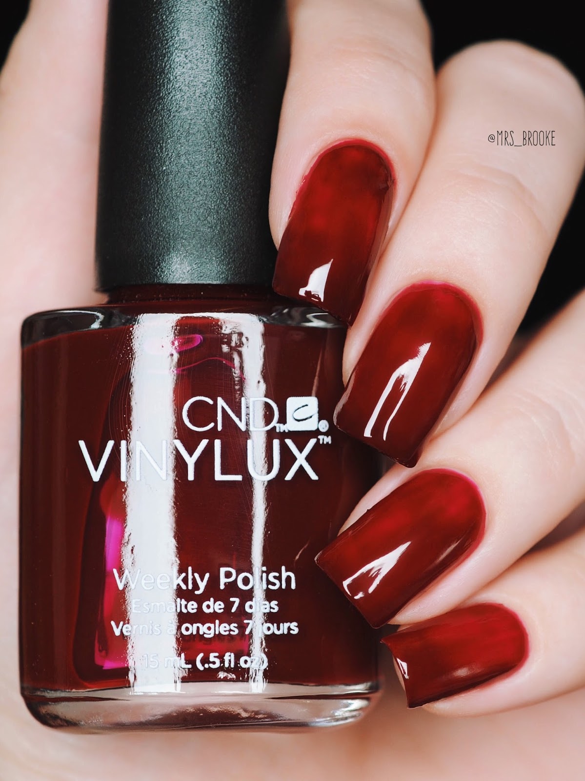 CND Vinylux Weekly Polish – Oxblood - Mrs Brooke