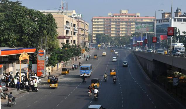 Travelocity: Begumpet, a developed commercial district in Hyderabad