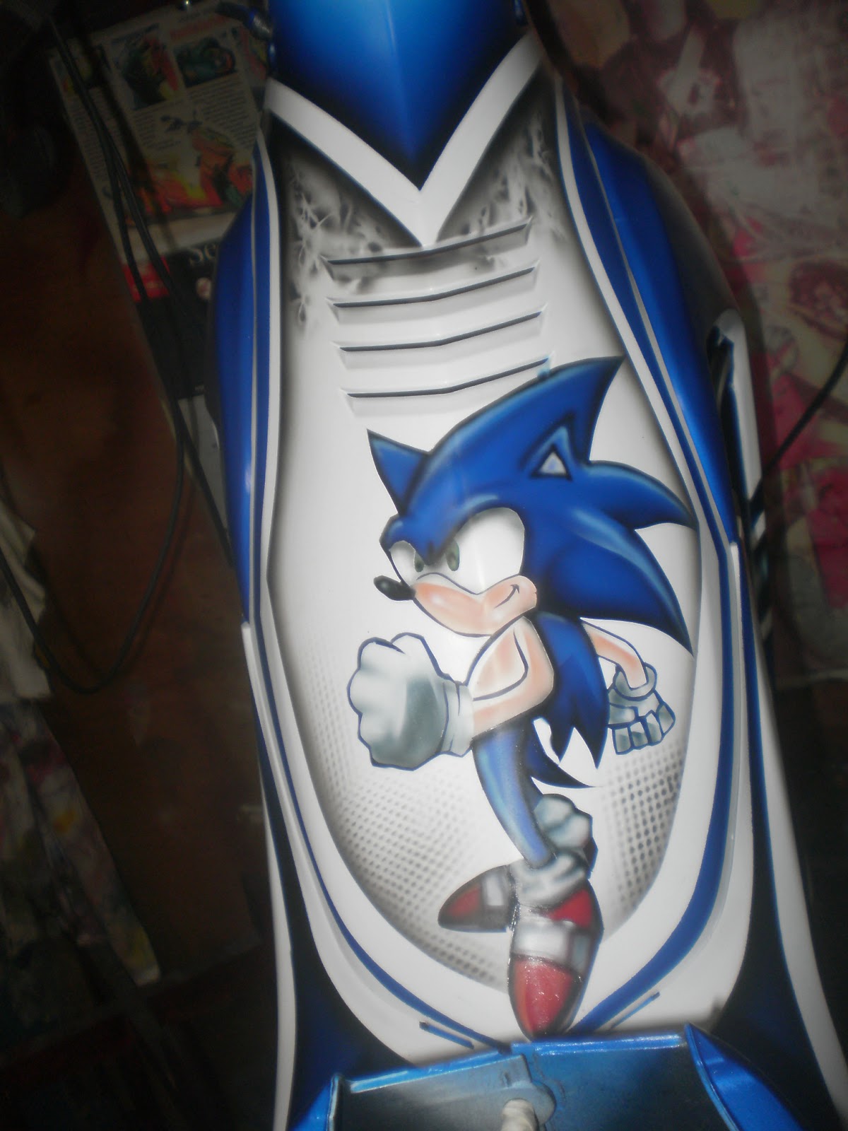 Gimbal Airbrush and Painting: SATRIA FU SONIC