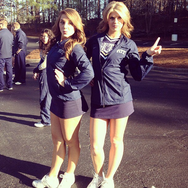 NFL and College Cheerleaders Photos: University of Pittsburgh Cheerleaders