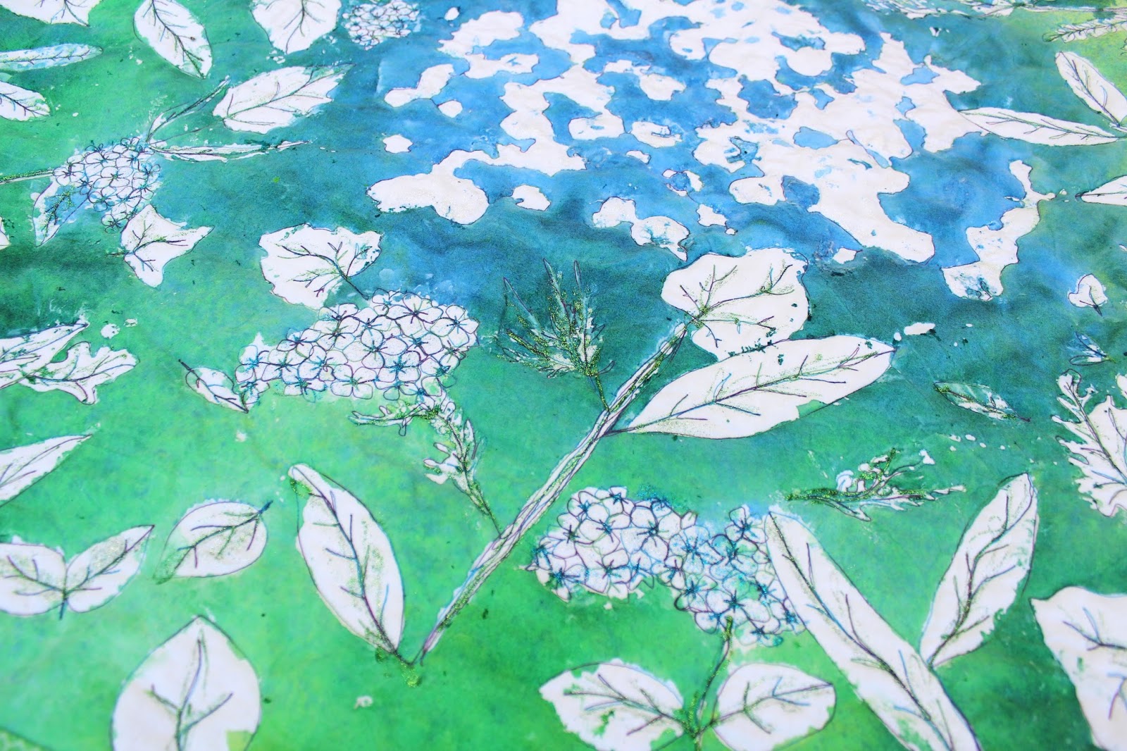 Make It Handmade: Kid Made Nature Batik Quilt with Rachel Rabbit!