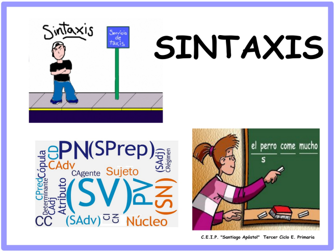 Una casa de palabras: Sintaxis II CC, CRég, Cpred. y CAg.