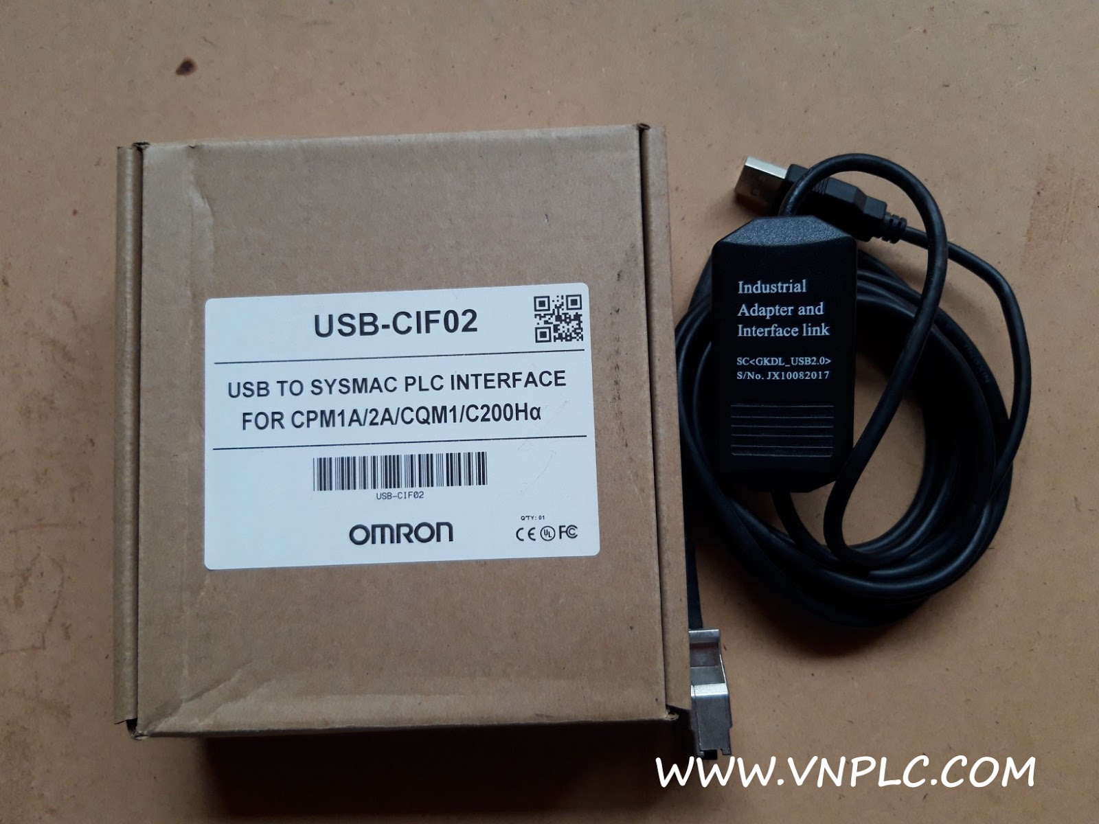 Omron PLC - USB-CIF02 - VNPLC.COM - Mua bán PLC, HMI, Biến tần, Thiết ...