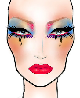 CharlieTredway Make-up Artistry: Other Face Chart looks I designed