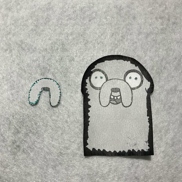 Adventure Time Pocket Jake and Patch Jake - sewing craft projects