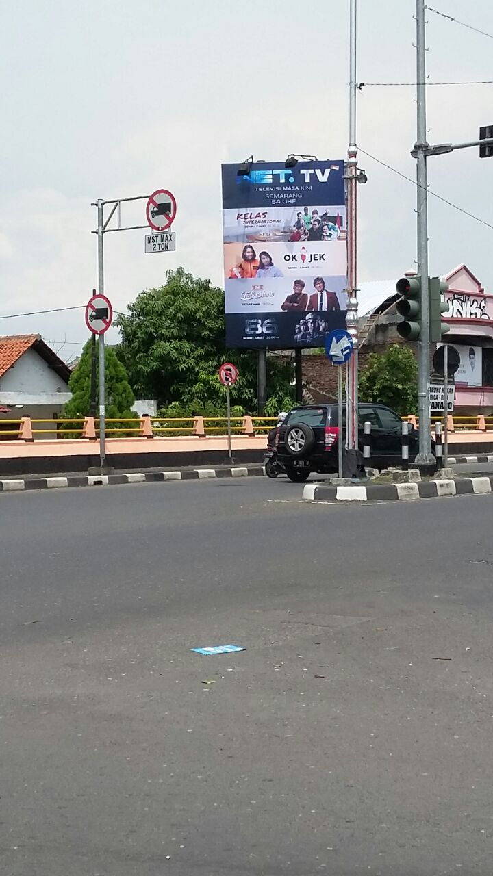 Baliho Event Promo Outdoor NET TV di Semarang