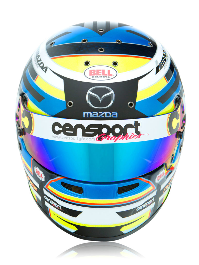 Racing Helmets Garage: Bell RS7 T.Nunez 2017 by Censport Graphics