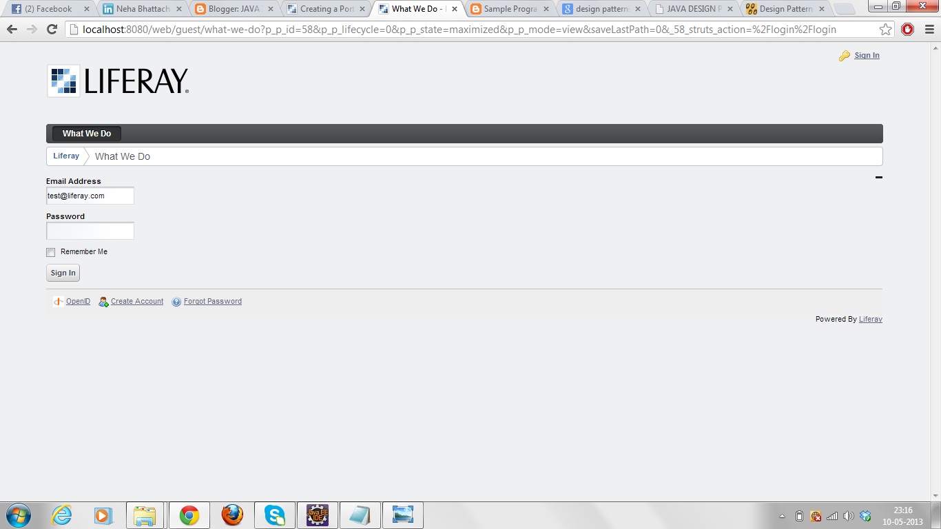 Shris Blog How To Create Portlet In Liferay Using Eclipse
