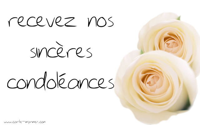 carte de condoleances simple a imprimer 😛