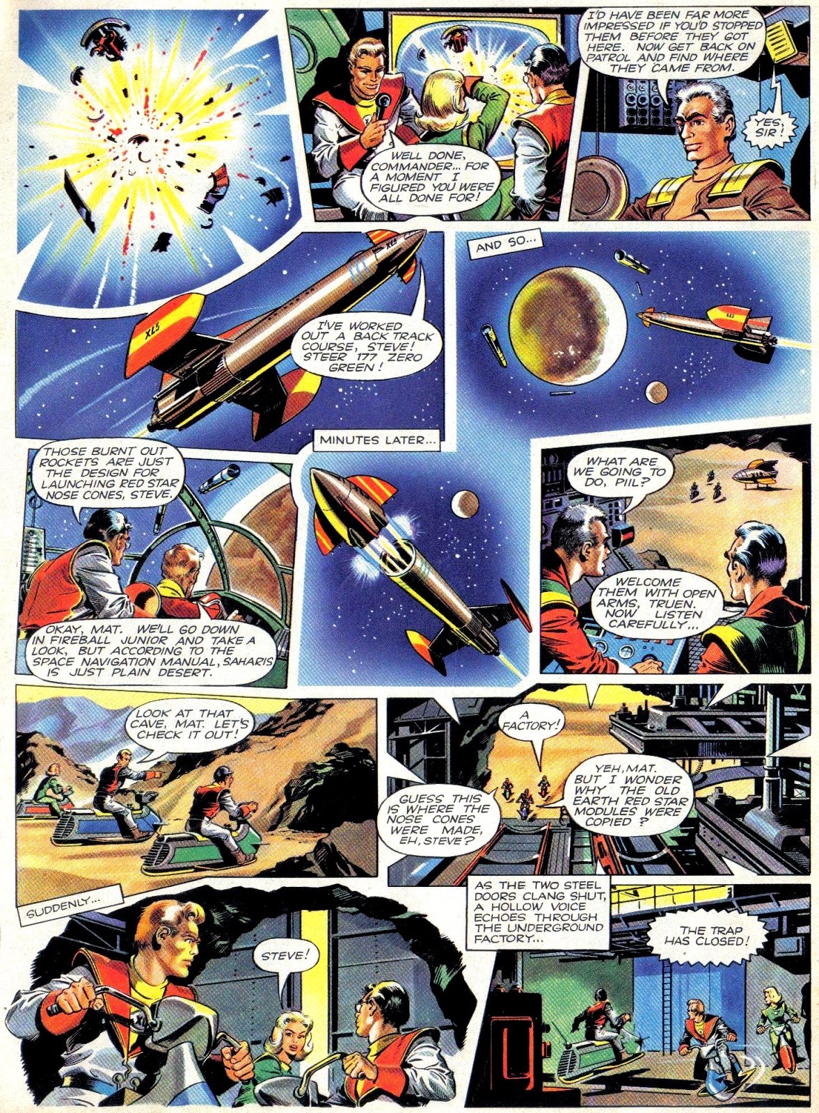 CRIVENS! COMICS & STUFF!: PART TWO OF MIKE NOBLE'S FIRST FIREBALL XL5 ...