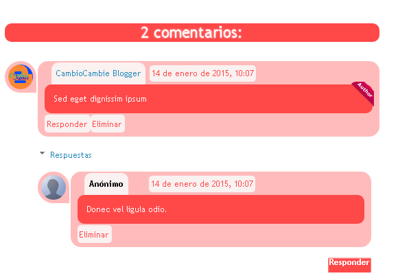 Personalizar comentarios en Blogger ~ Cambio-Cambie-Blogger
