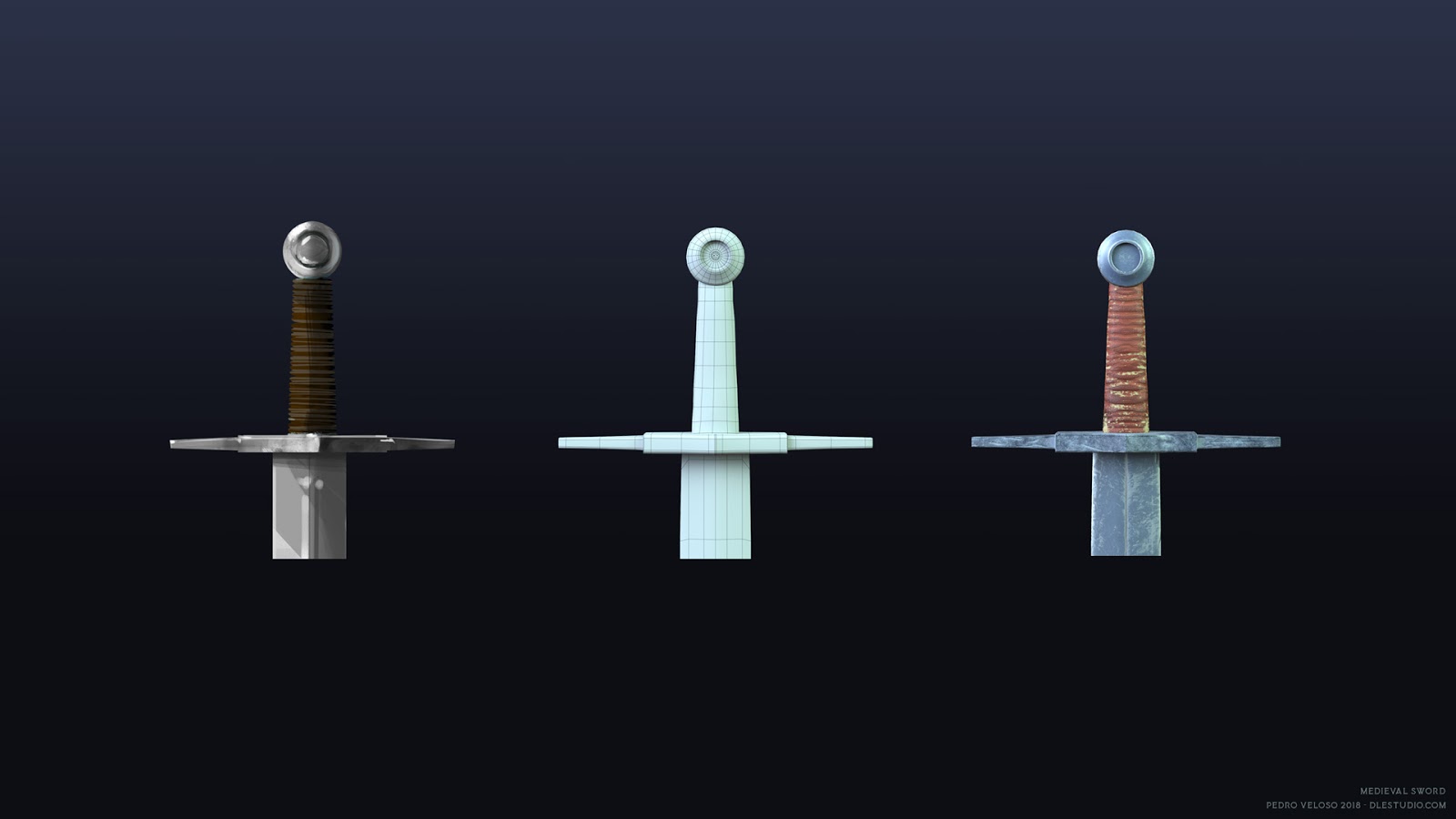 Wobbly Doodles: Medieval Sword - From Concept Art to 3D