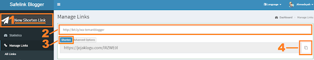 √ Tutorial Cara Daftar Safelink Blogger Terbaru