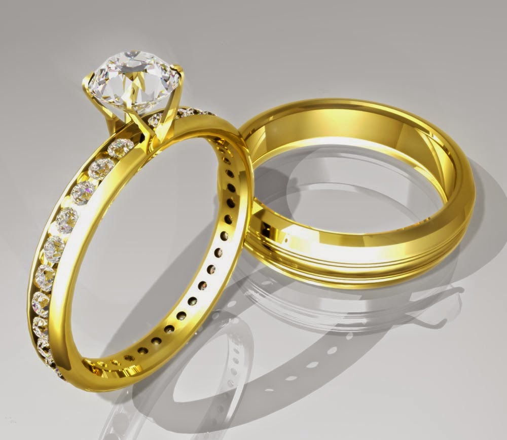 Lesbian Round Diamond Wedding Ring Sets with Diamond Band Design