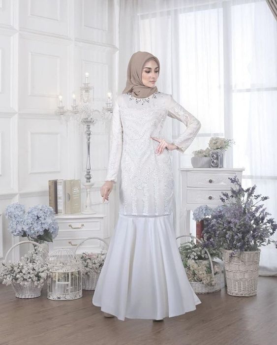 22 Baju Model Gamis Syari Populer Terbaru 2019 | Mesin Jahit