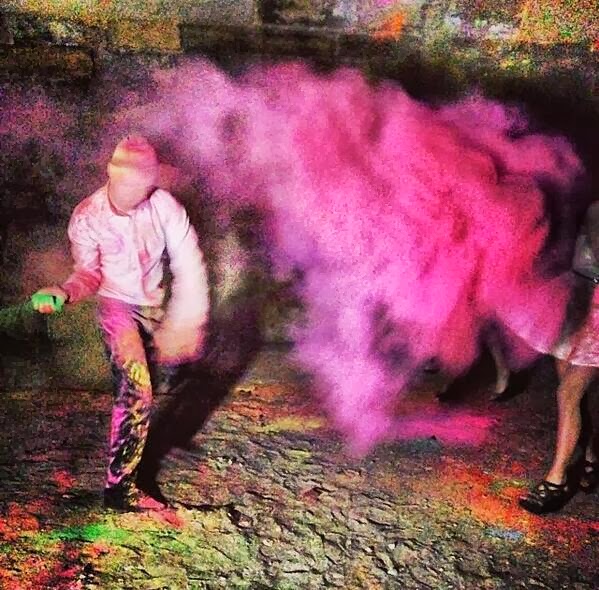 Emma Tracy A2 Media: First day shooting - powder paint fight