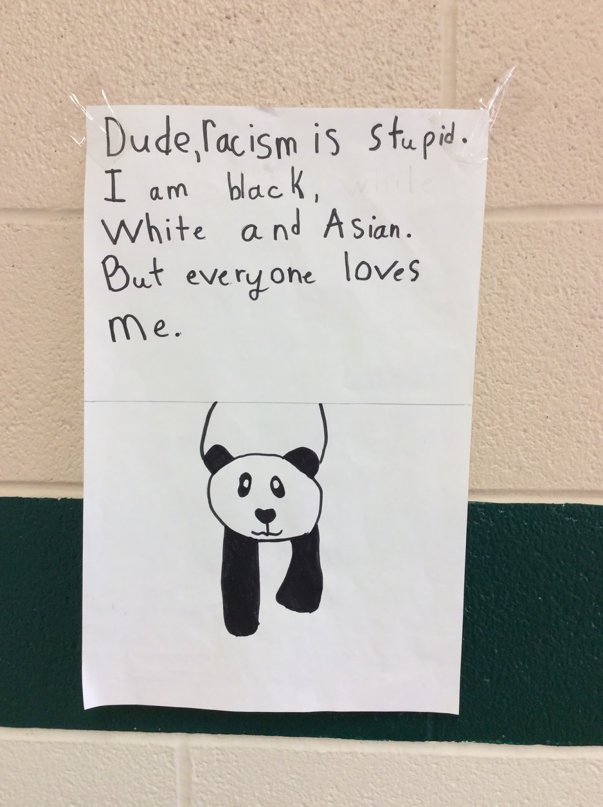 Grade 6/7 CMES: Anti Prejudice Posters