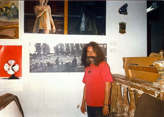 Manolo Safont: Foto en el taller de la casa de la Morería
