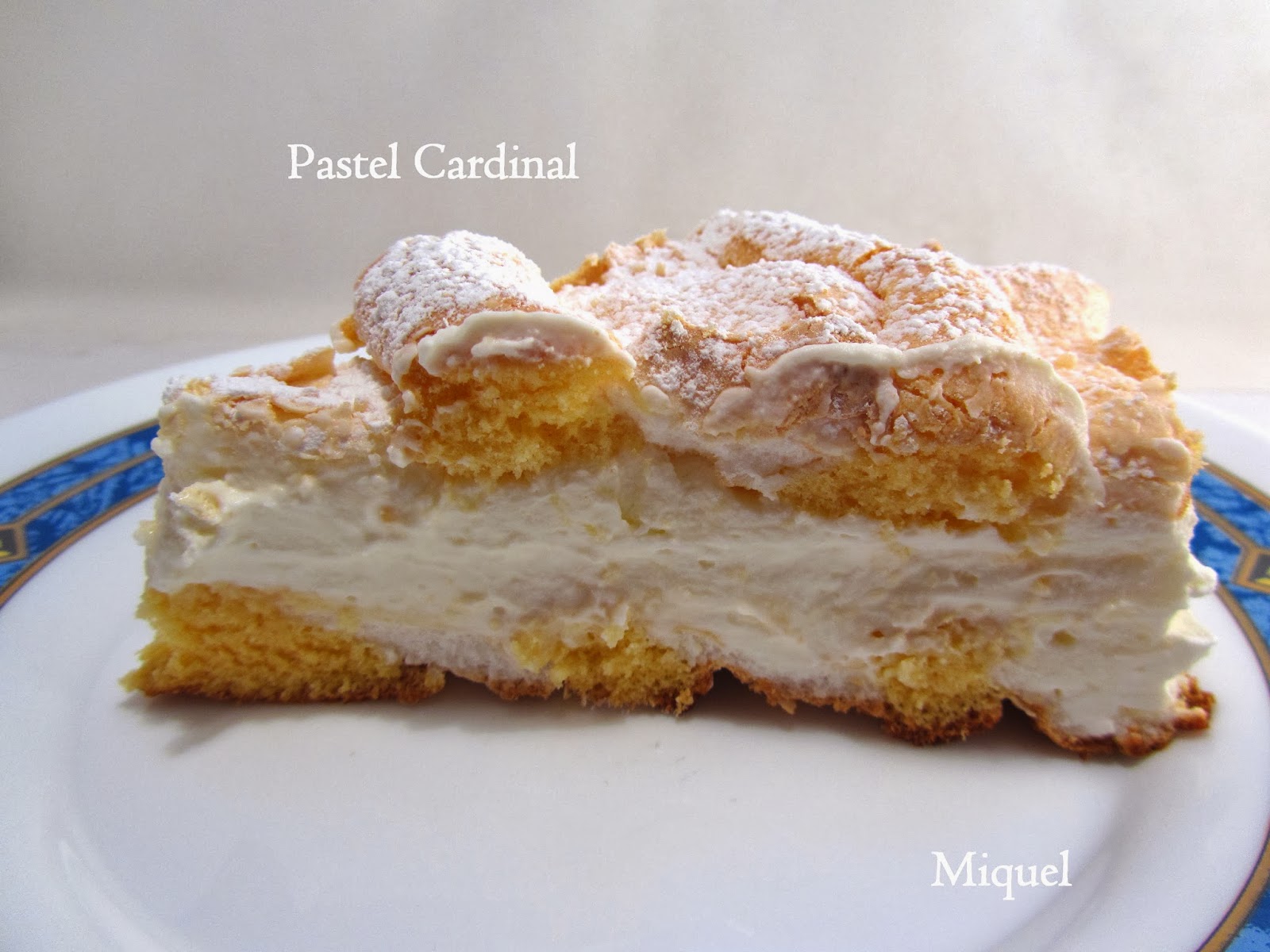 Les receptes del Miquel: pastel cardinal