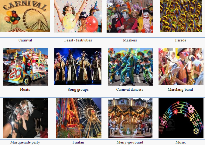 Resources to learn English: Carnival