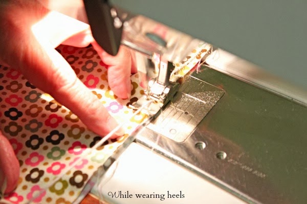 While Wearing Heels: The 30 Minute Apron Tutorial