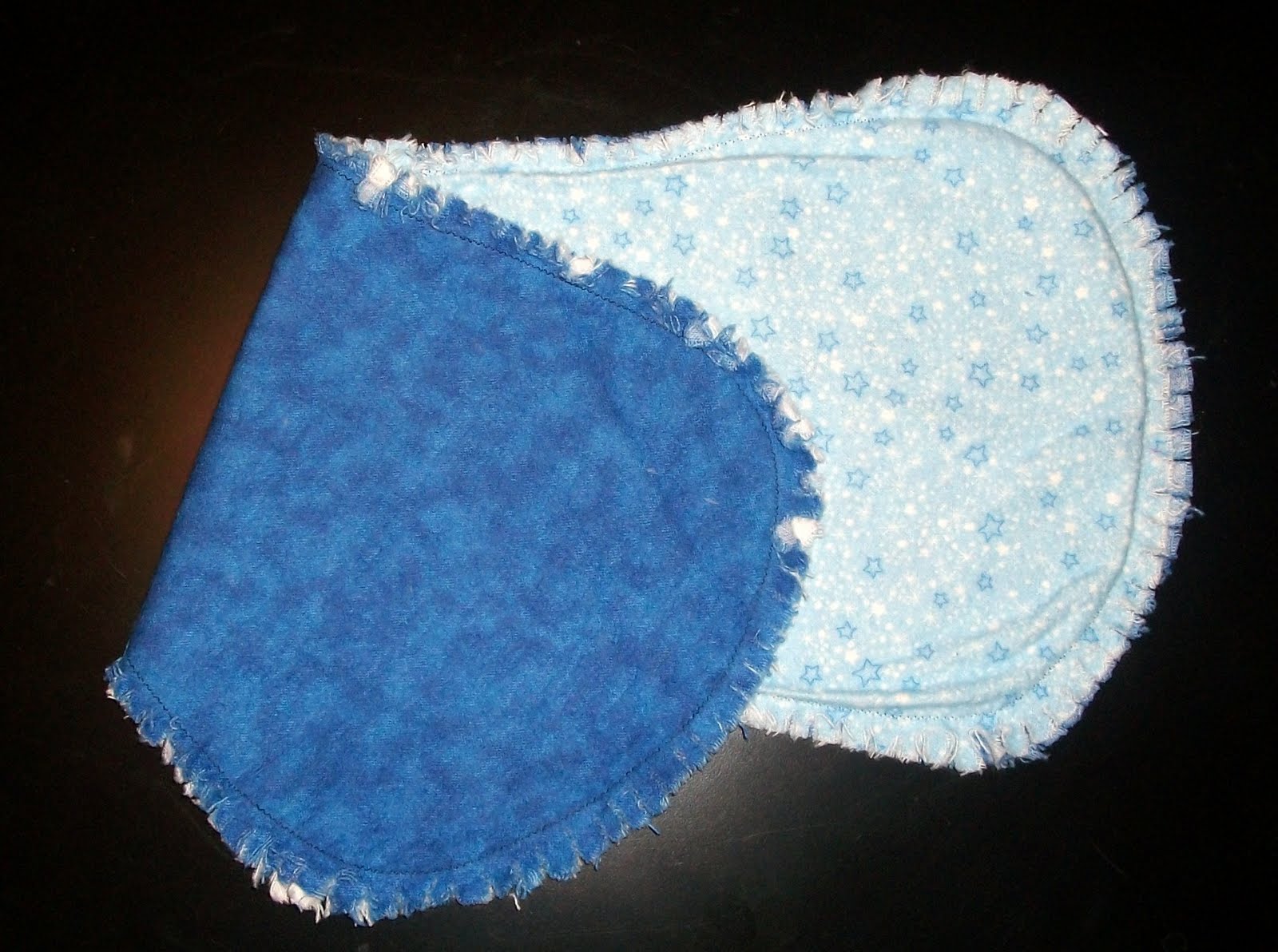 Him & Her: rag burp cloths