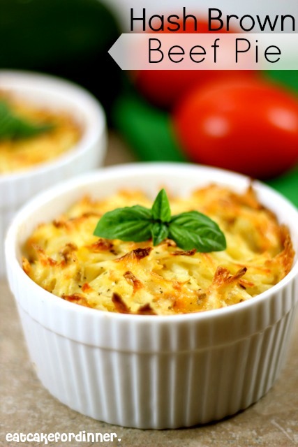 Eat Cake For Dinner: Hash Brown Beef Pie