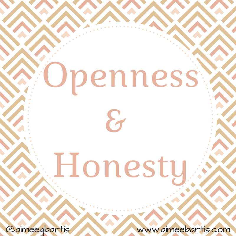 Aimee Bartis: Openness and Honesty
