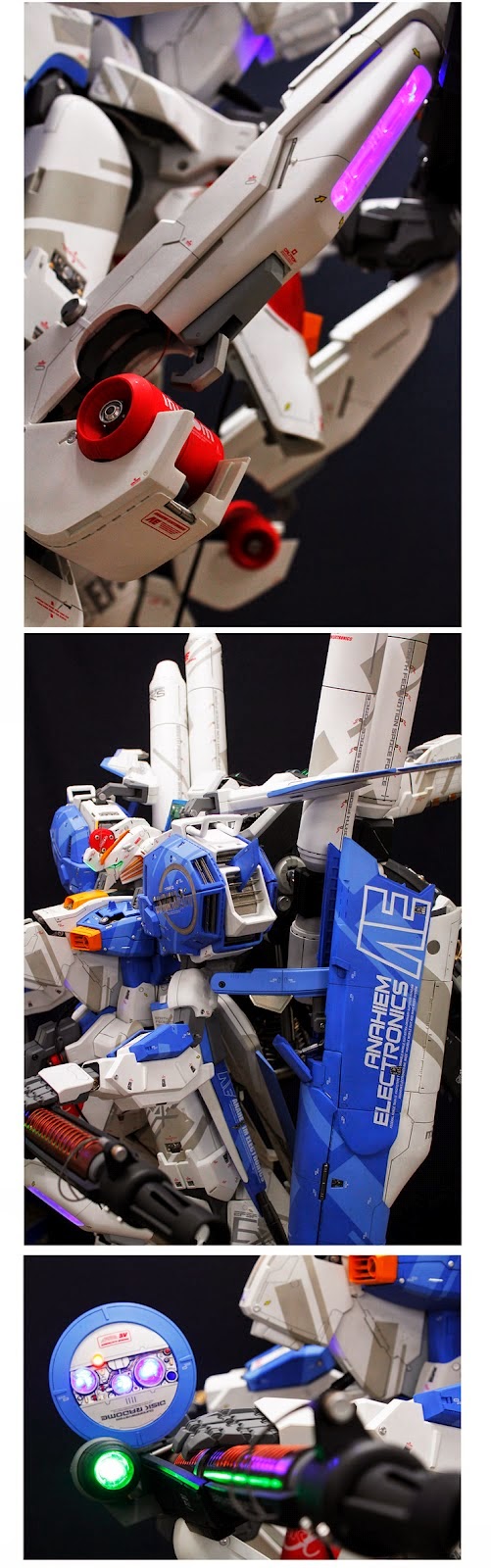 Custom Build: G-System 1/35 Ex-S Gundam + LED