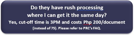 How to Authenticate PRC Certificate of Registration , Itemized Board ...