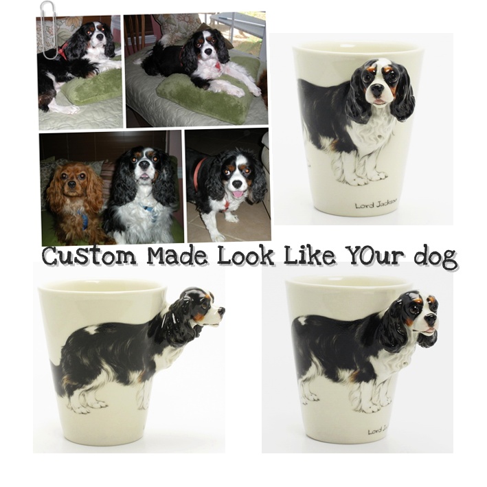 muddymOOd Dog Mugs: Custom Sculpt and Paint Cavalier King Charles ...
