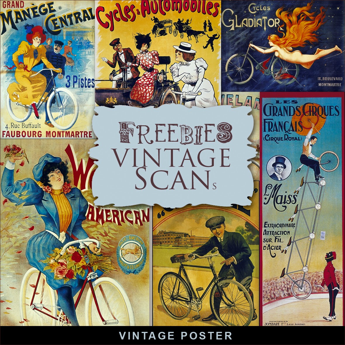 New Freebies Kit of Vintage Posters:Far Far Hill - Free database of ...