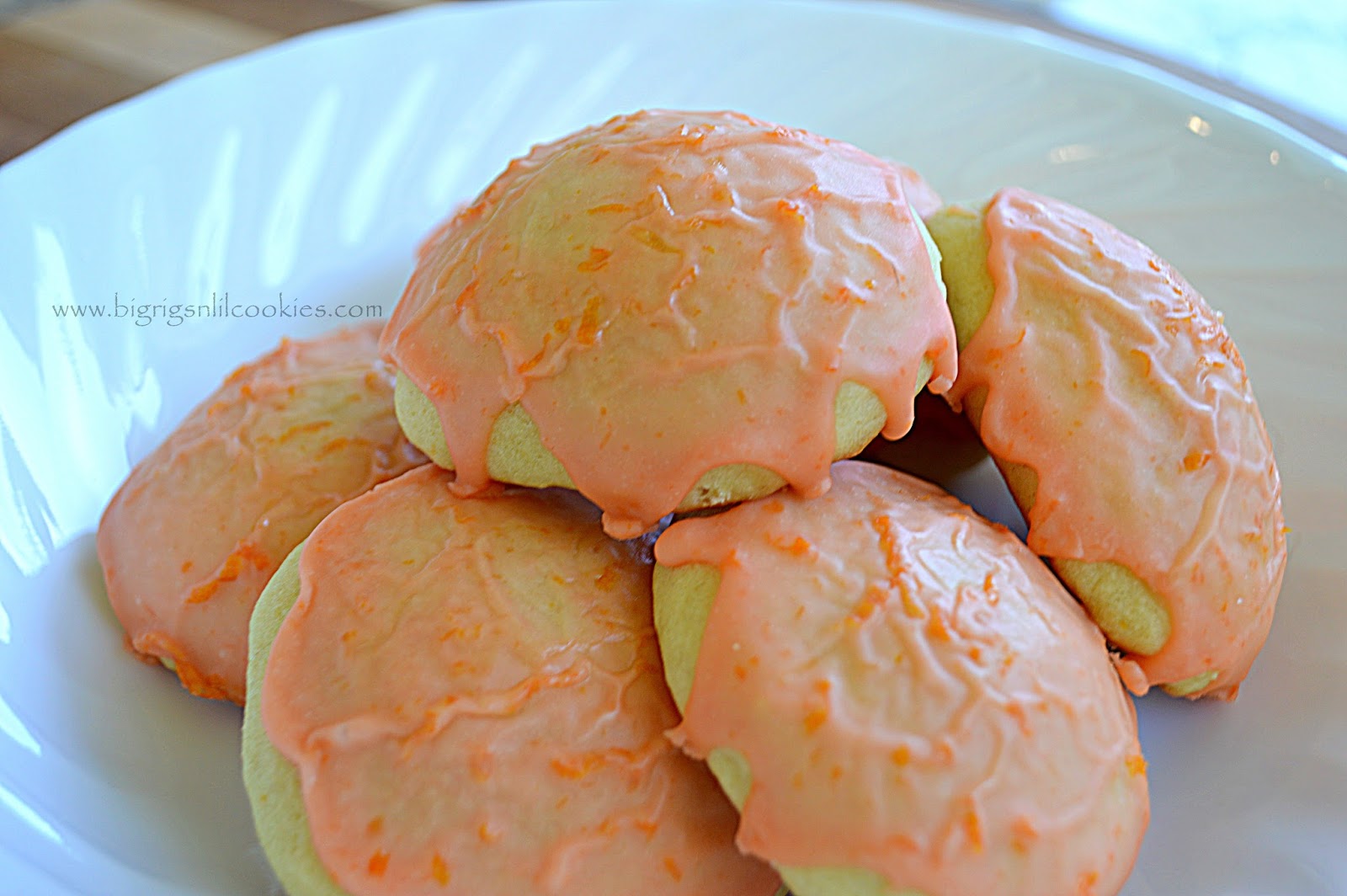 Big Rigs 'n Lil' Cookies: Orange Drop Cookies