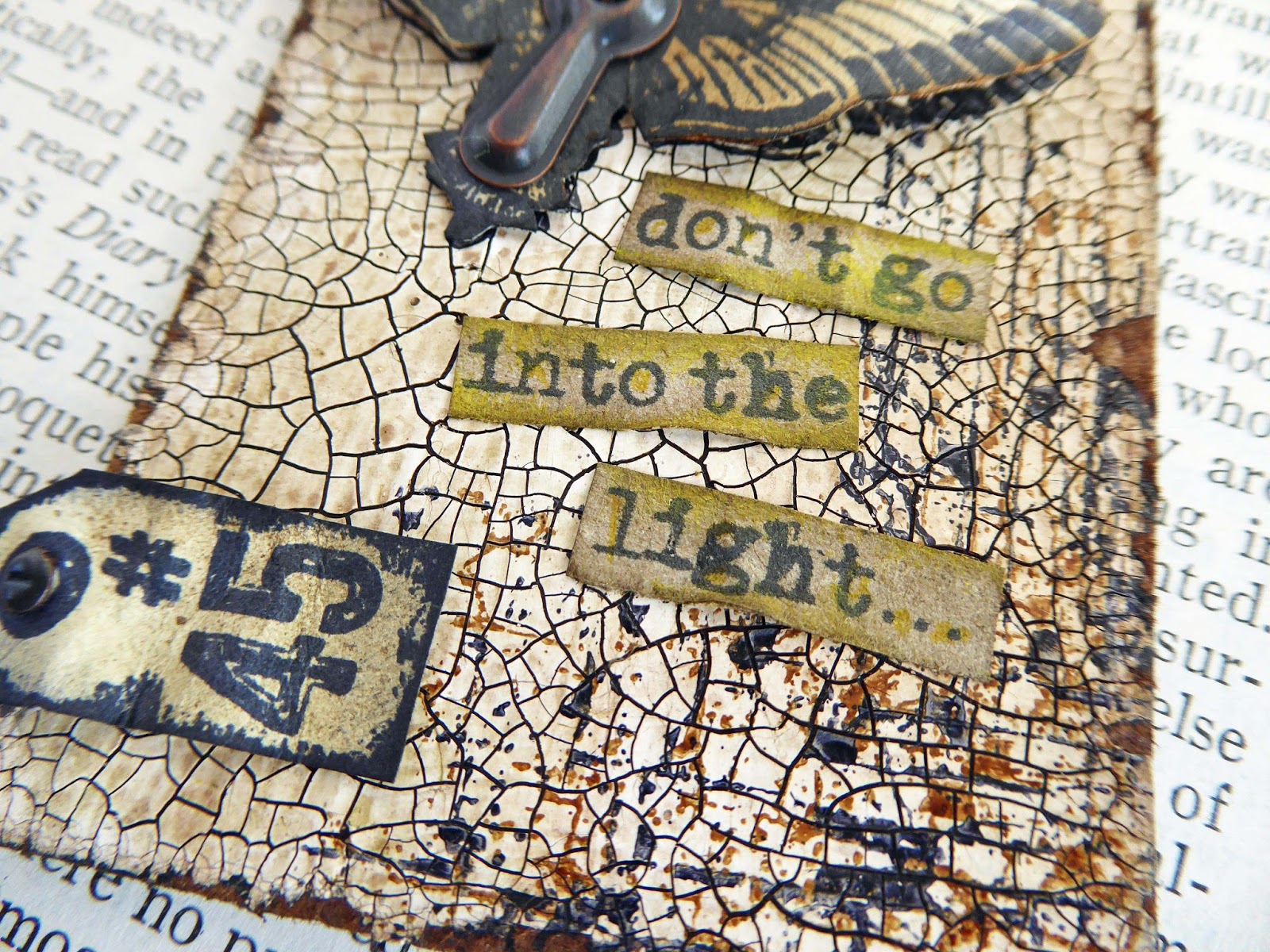 Distressed Tag by Katy Leitch - That's Crafty!