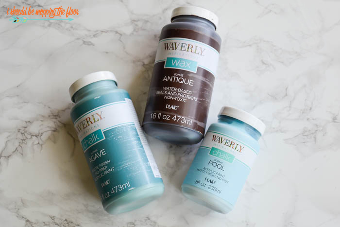 Easy Pickling Paint Finish | i should be mopping the floor