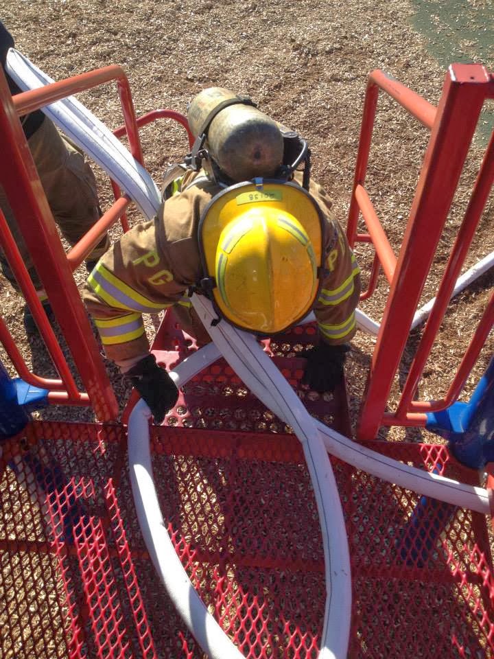 Firefighters Conduct Drill "Thinking Outside of the (Sand) Box"