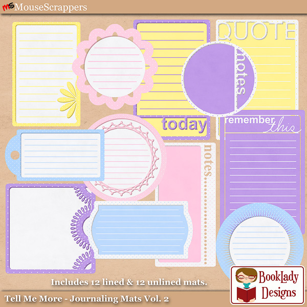 BookLady Designs: Tell Me More and a Freebie!