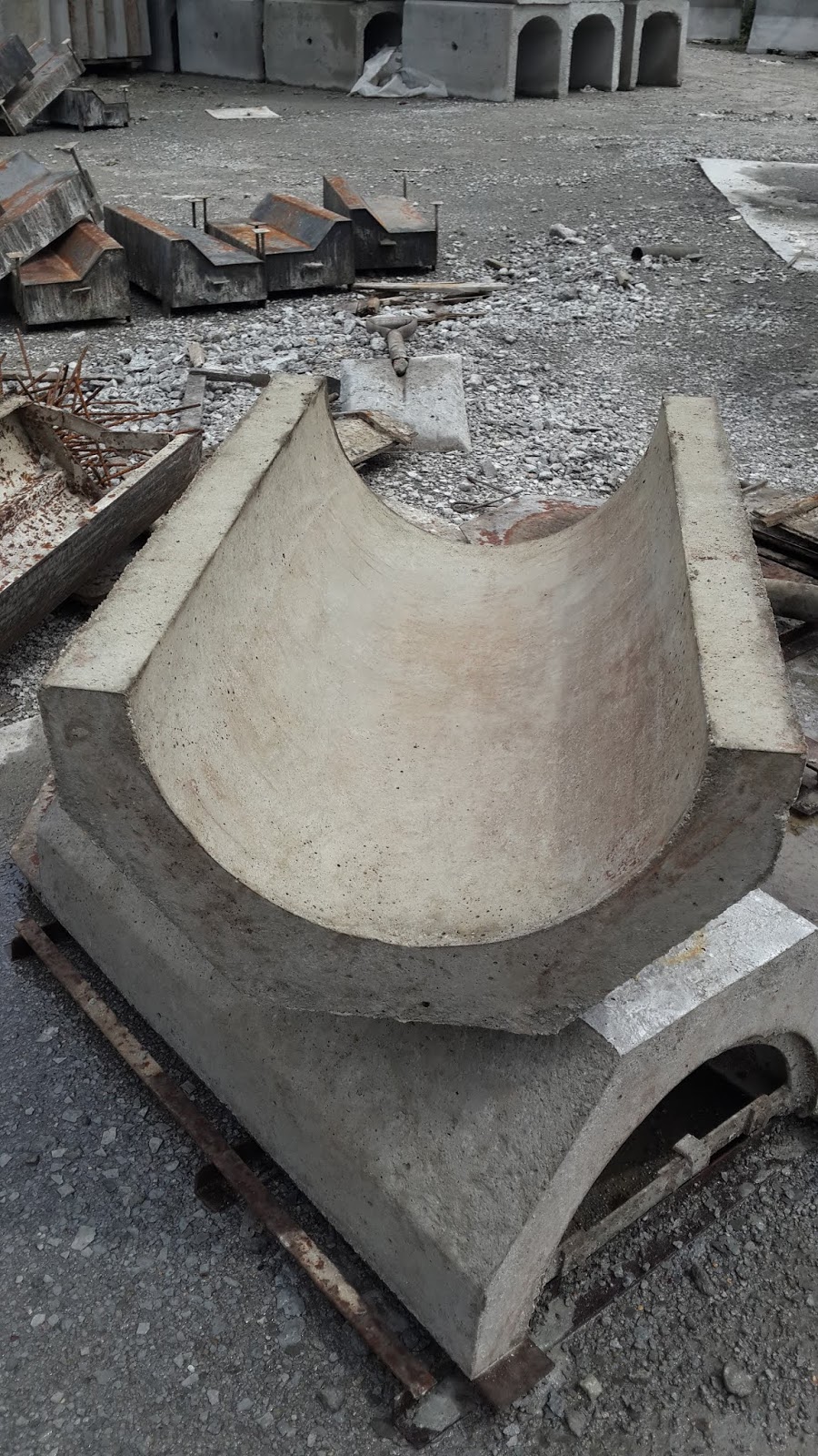 PRECAST HALF ROUND DRAIN MALAYSIA: C & G UNITED TRADING TEL : 016-2699 ...