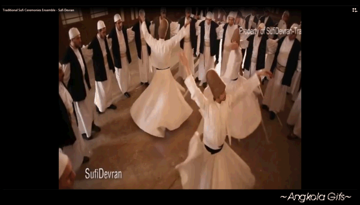 Animation Wallpaper: Animasi Tari Sufi ./ Sema - Gif