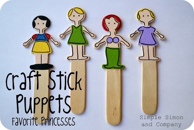 Craft Stick Puppets-Perfect for Something On a Stick Day - Simple Simon ...